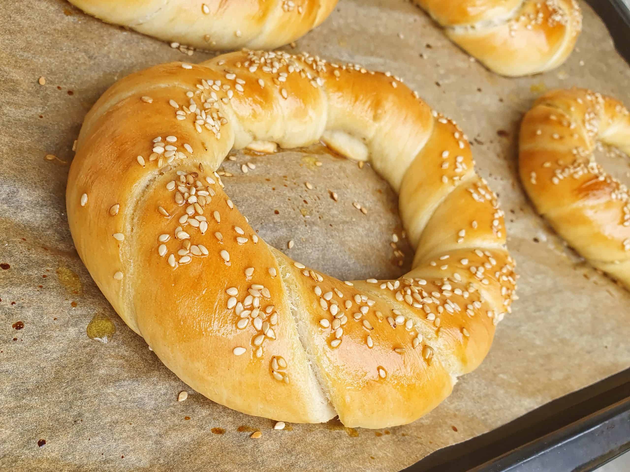 Turkiska kringlor (simit) - Matinspo.se