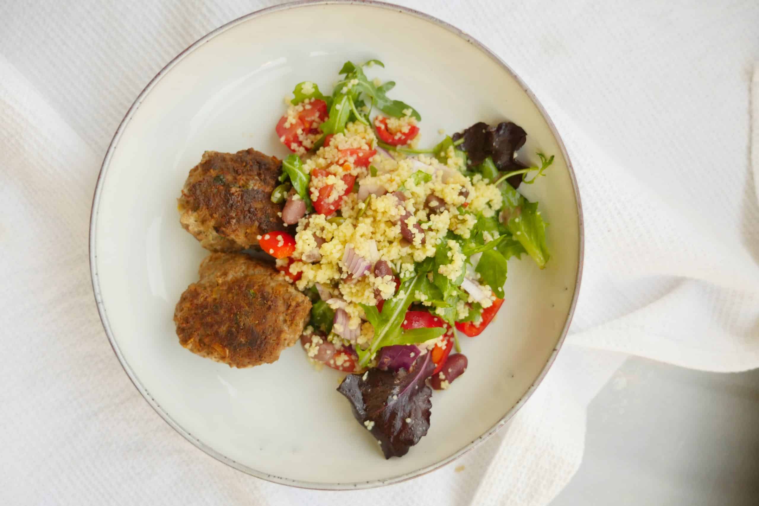 Texmex biffar med couscous- och bönsallad - Matinspo.se