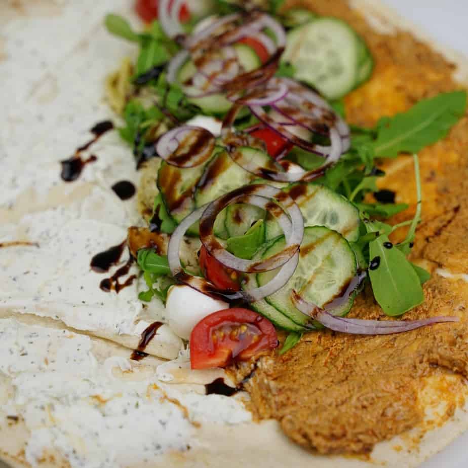 Italiensk vegetarisk wrap - Matinspo.se
