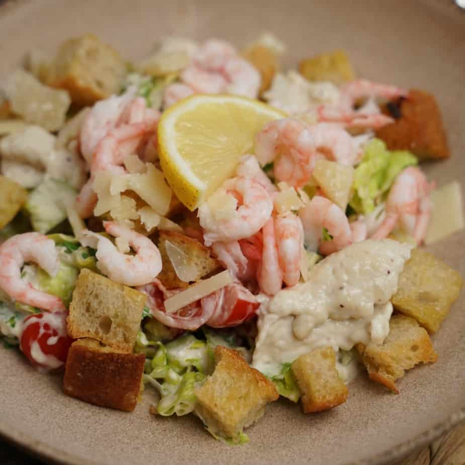 Caesarsallad med räkor - Matinspo.se
