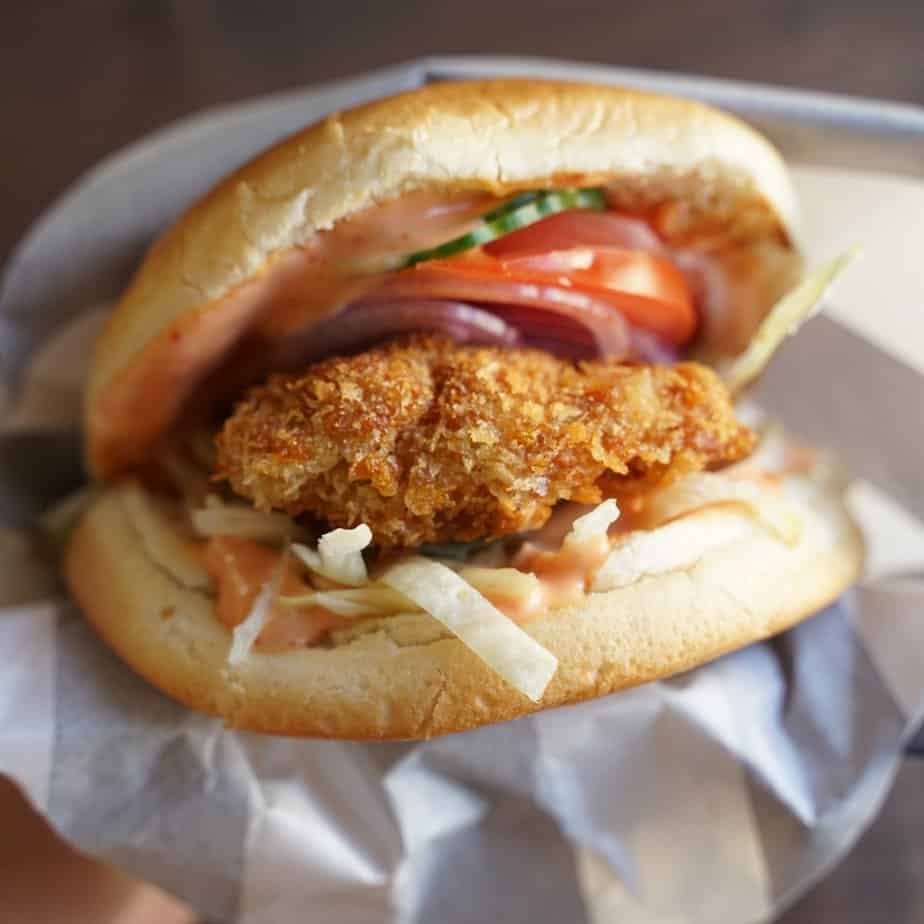 Crispy chicken burger - Matinspo.se